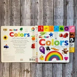 Toys | 51 Kids Picture Book My First Colors Large Baby Board Book ...